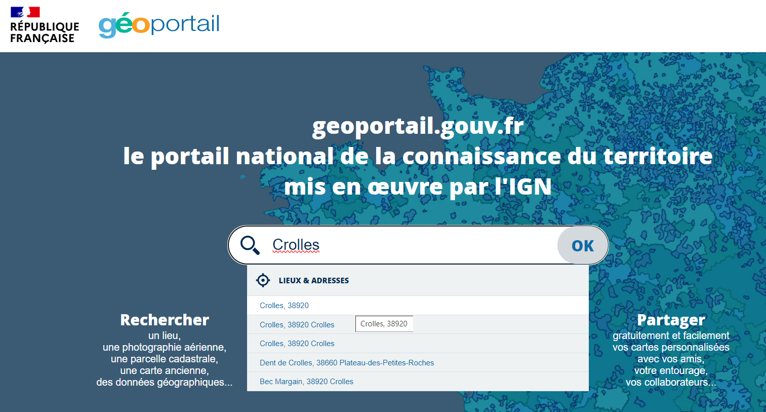 Calculer le bassin versant avec Geoportail - Stage Canyoning